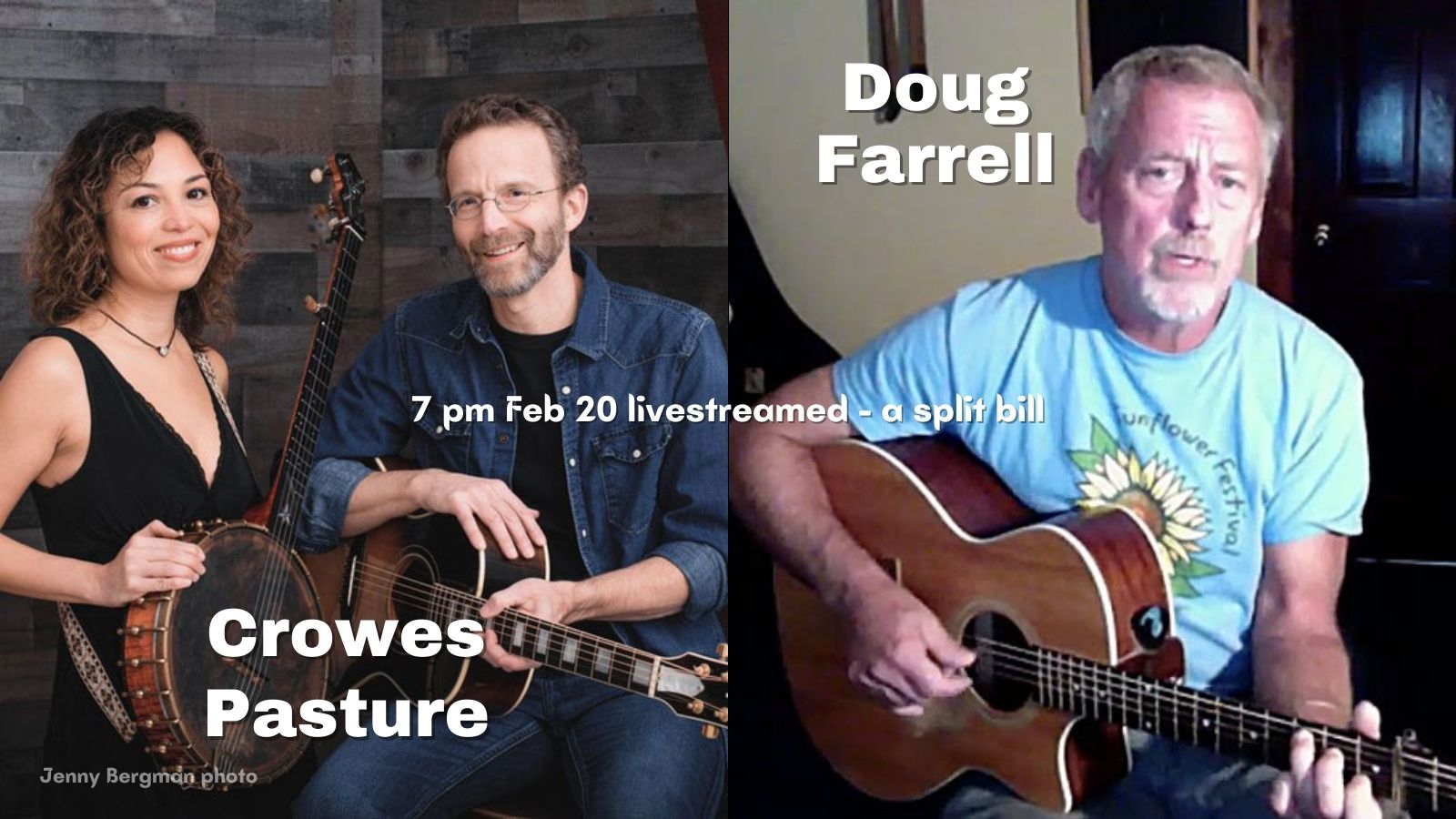 Concert: Crowes Pasture / Doug Farrell - split livestream - Mass Arts ...